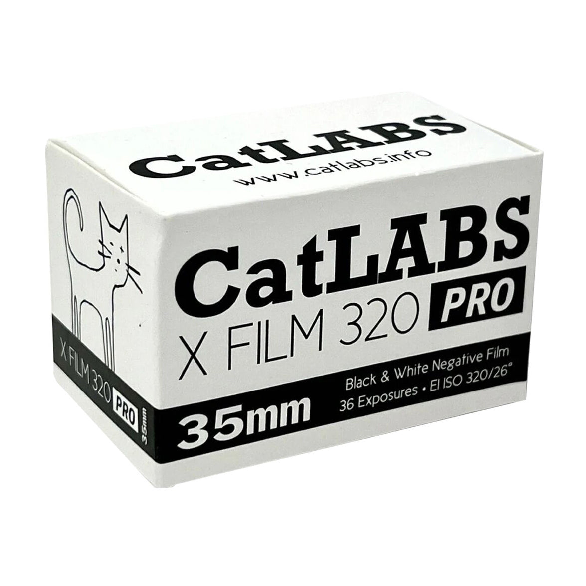 CatLABS X Film 320 Pro Black and White Negative Film - 36 Exposure ...