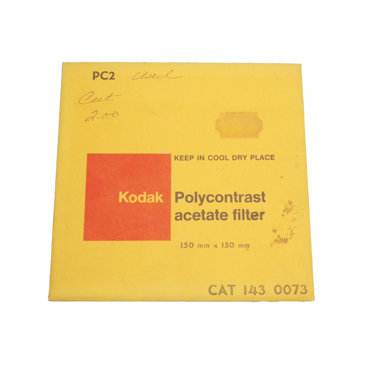Kodak PC2 Polycontrast Acetate Filter - USED – Austin Camera