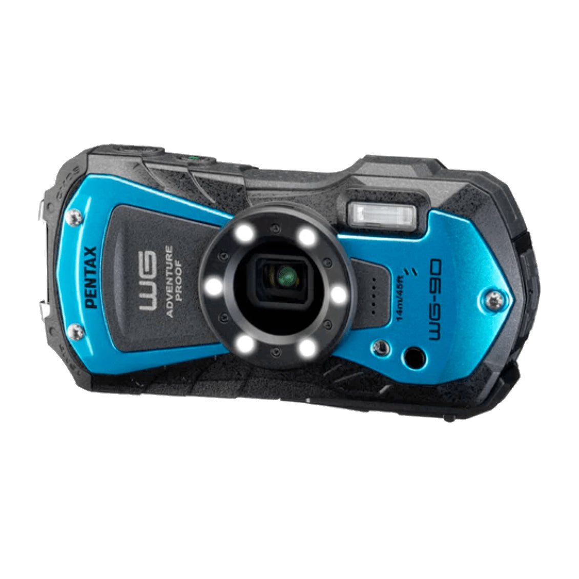 Ricoh Pentax WG-90 16 MP Digital Camera - Blue - Open Box – Austin Camera