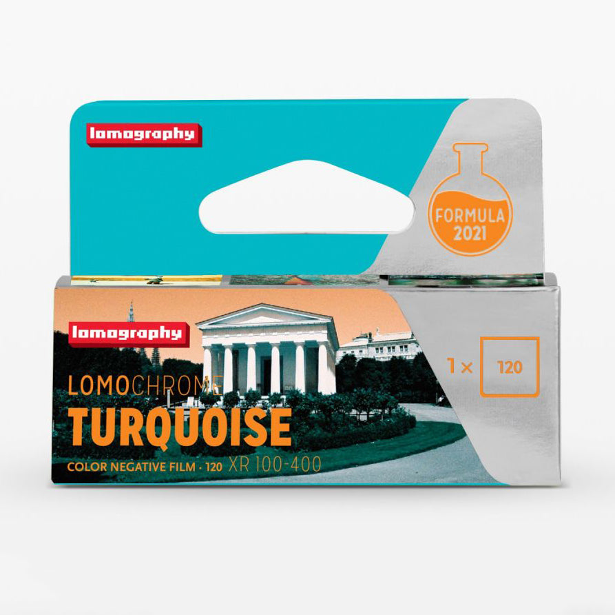 Lomography LomoChrome Turquoise XR 100-400 Film - 120 Roll Film ...